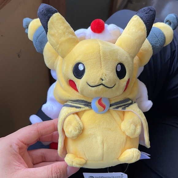 Pokemon | Toys | Pokmon Center Mega Ampharos Cape Pikachu Plush | Poshmark